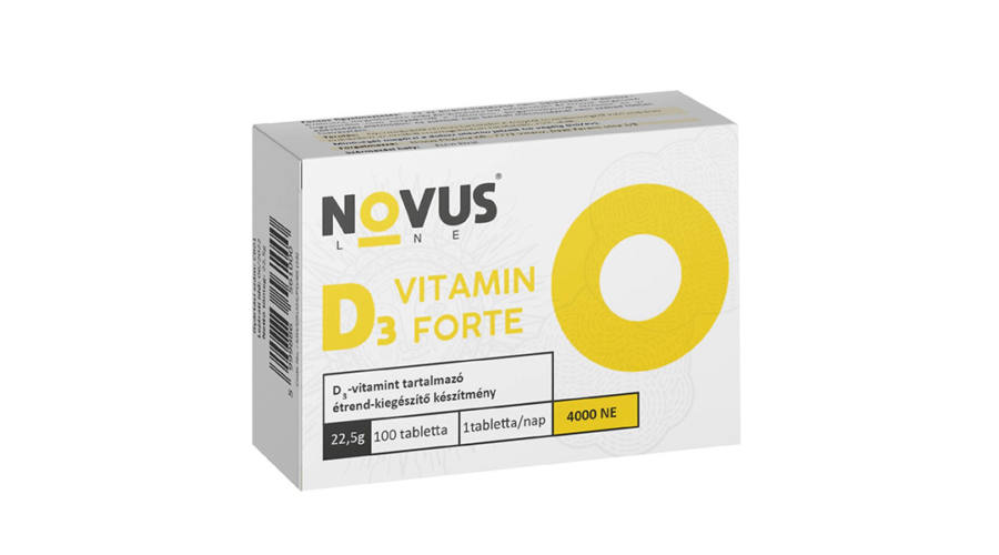 Novus Line D3 vitamin Forte tabletta 100x - Kulcs Patikák